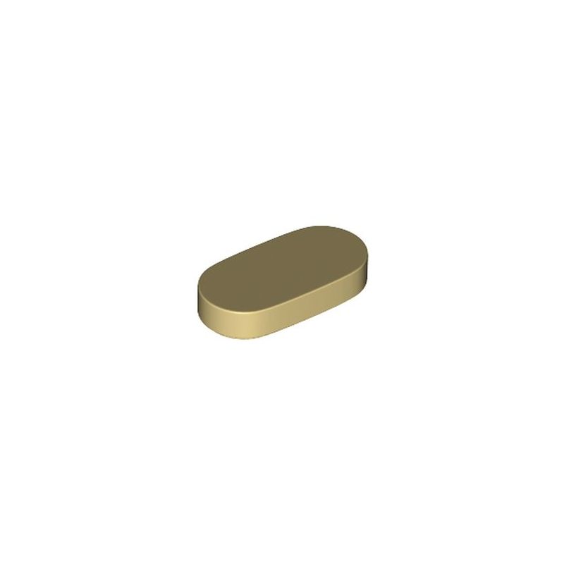 Kachel / Fliese 1x2 oval, beige - Steinplanet.ch - LEGO® Einzelteile ...